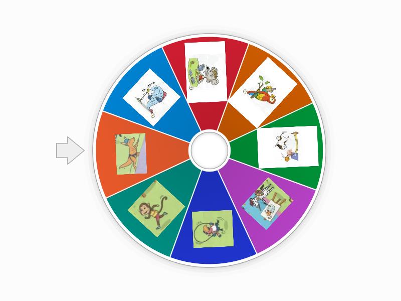 was machen die tieren? - Spin the wheel
