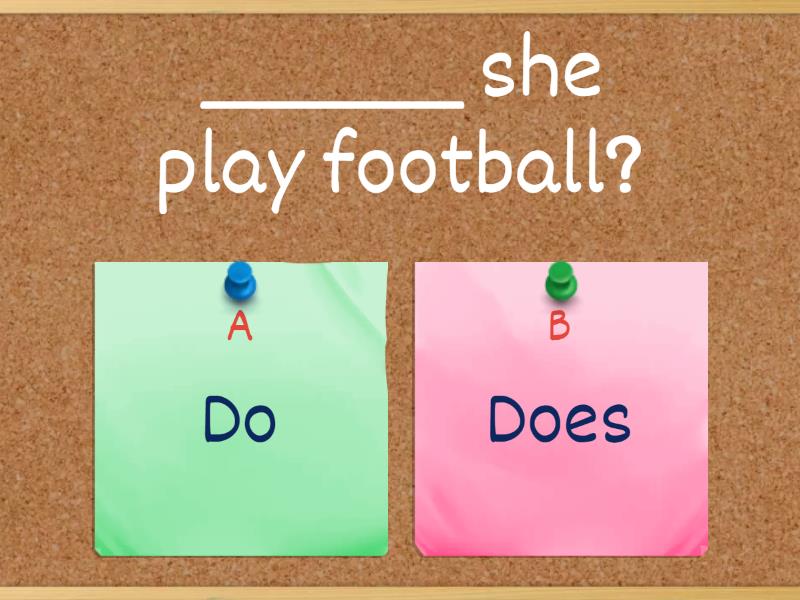 Do/does - Quiz