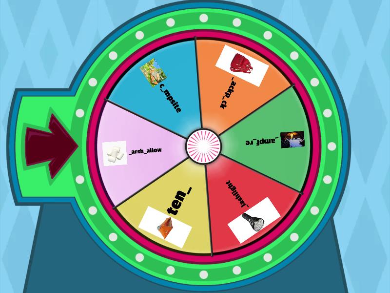 Camping (Tic-tic-boom) - Spin the wheel