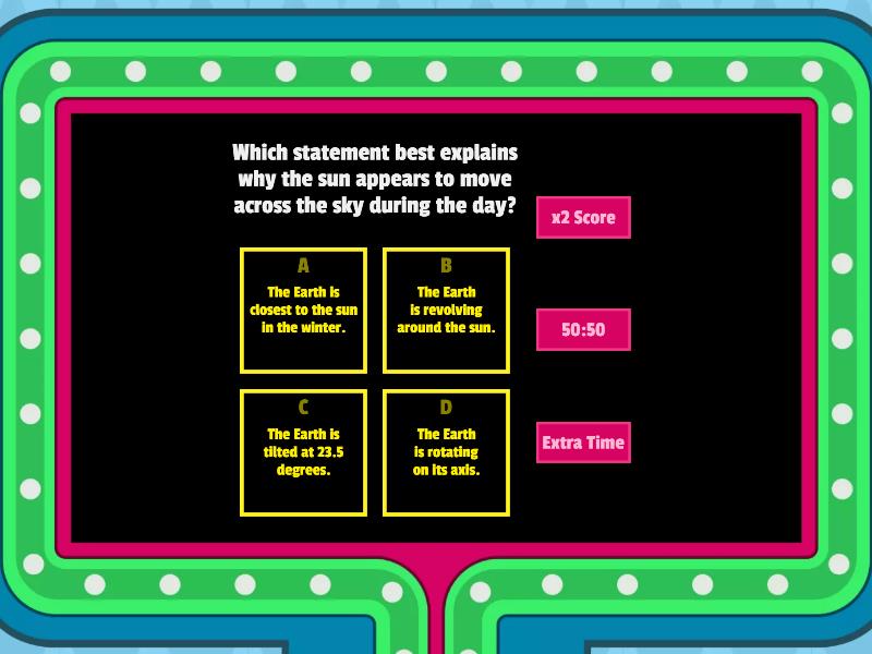 STAAR (5th Grade Science) - Gameshow quiz