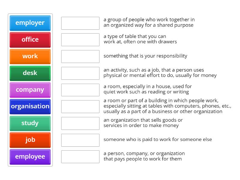 matching (work) - Match up
