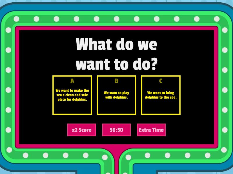 FAM 3 - Unit 4 - Review Lesson 5 - Gameshow quiz