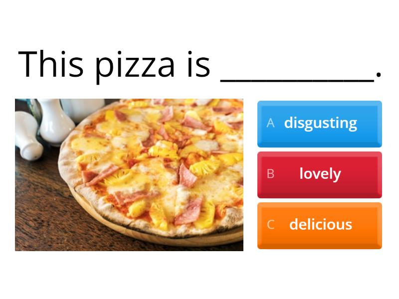 Review game for Adjectives - Quiz