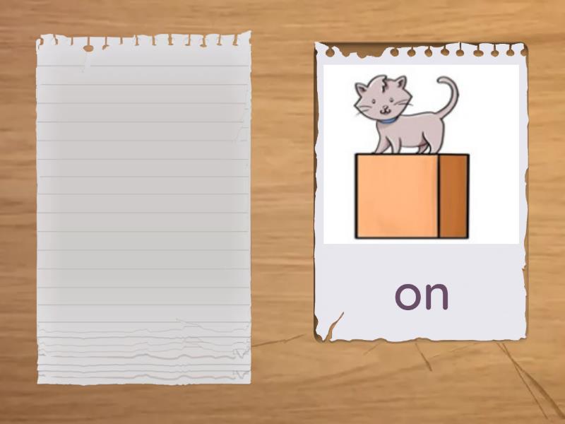 PU 2 Unit 5 Prepositions of place - Random cards