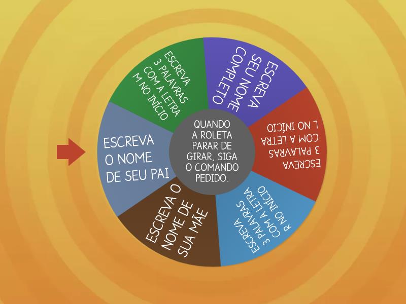 ESCREVENDO PALAVRAS - Random wheel