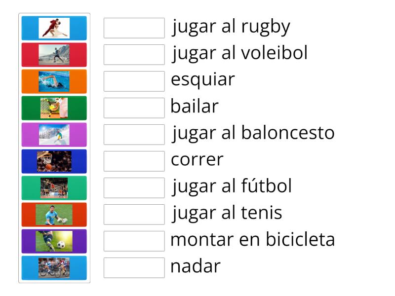 los deportes - Match up