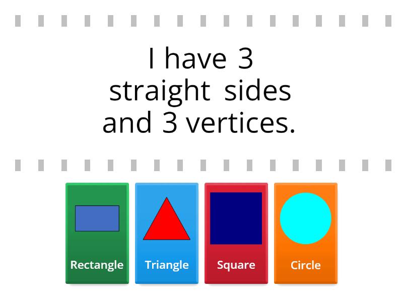 Revision of 2D Shape Properties - Find the match