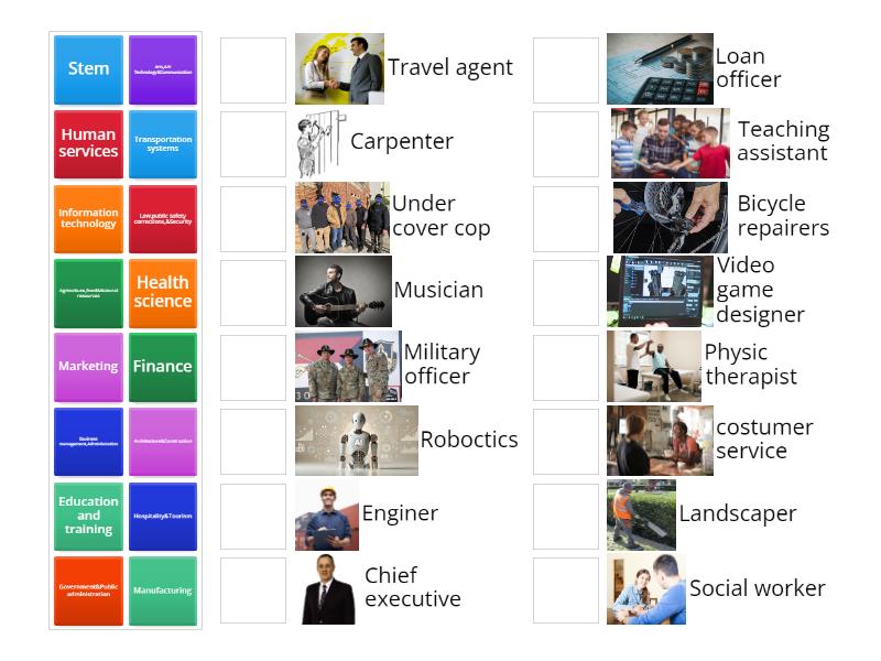 Career clusters - Match up
