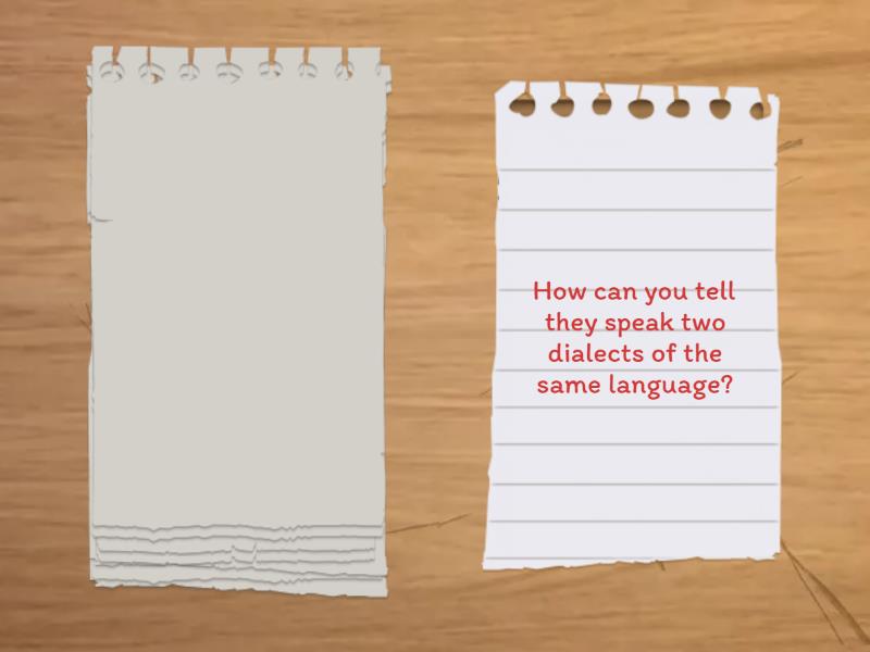 Dialects & varieties Intro - Random cards