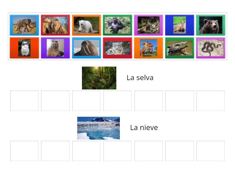 habitats - Group sort