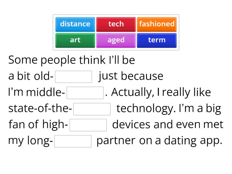 RM B2 10C Language focus 1 Compound adjectives - Complete the sentence