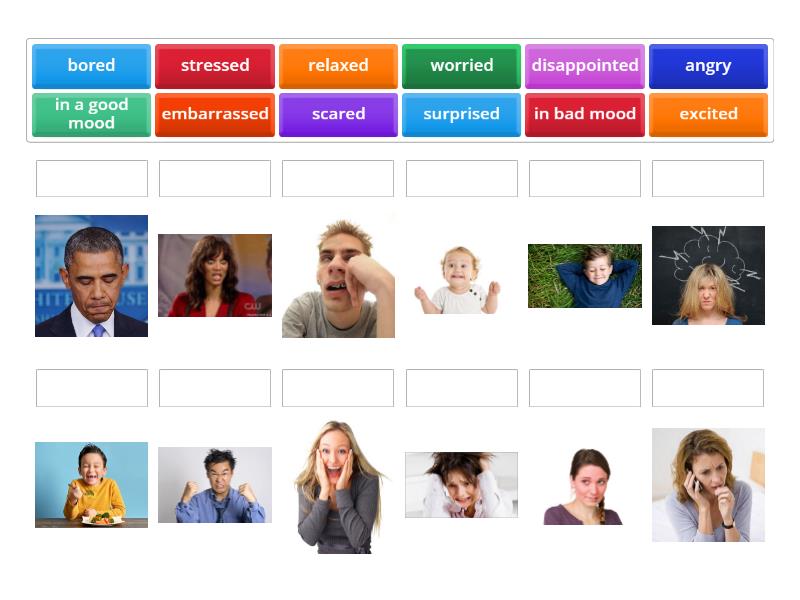feelings a2/b1 - Match up