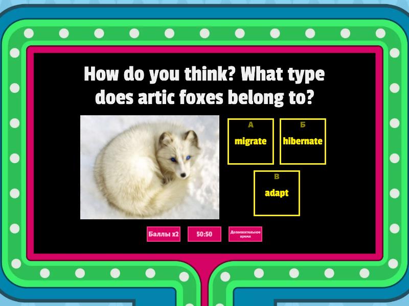 questions about animal migration - Gameshow quiz