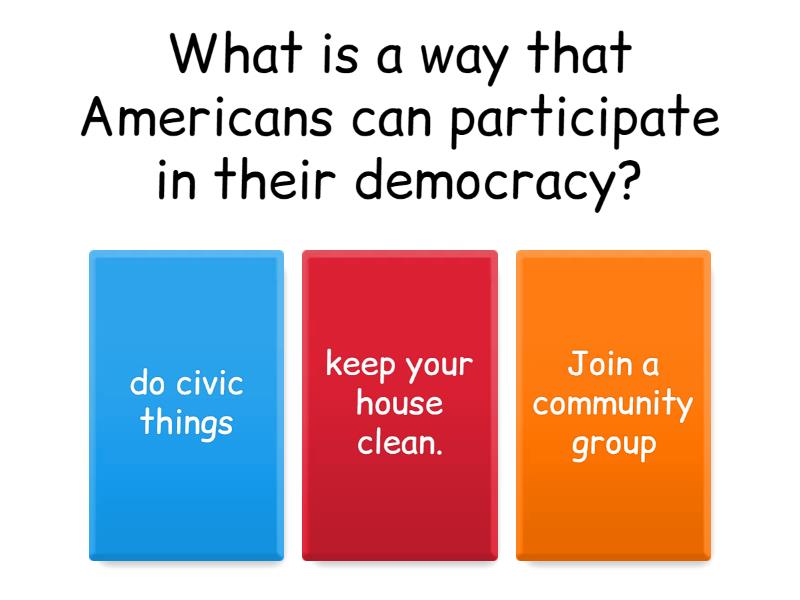 AMERICAN GOVERNMENT Part C: Rights & Responsibilities - Quiz