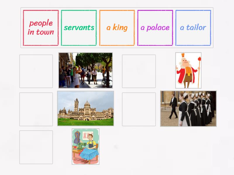 Matching (Characters and Settings) - Match up