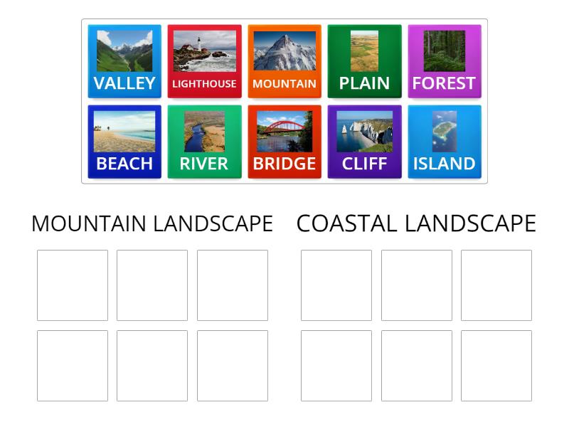 LANDSCAPES - Group sort