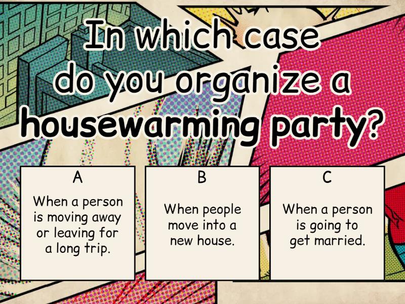 Socializing - Vocabulary - Cuestionario