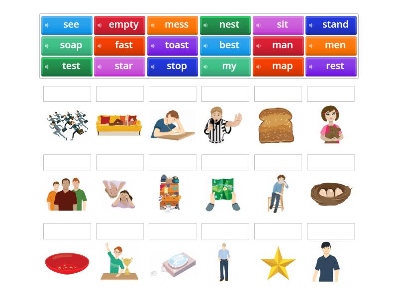 Phonics U2 L4.4 - Une las parejas