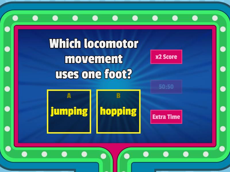 Locomotor/Non-Locomotor Movements - Game show de TV