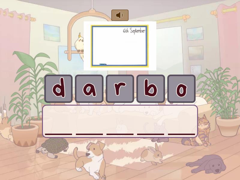 FF2 Unit 1 Our new things - Anagram