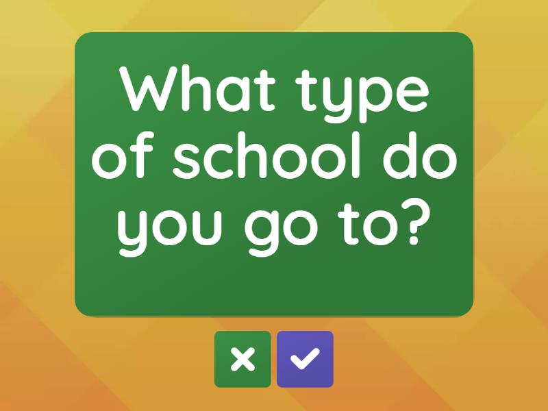 Exam Questions School life - Flash cards