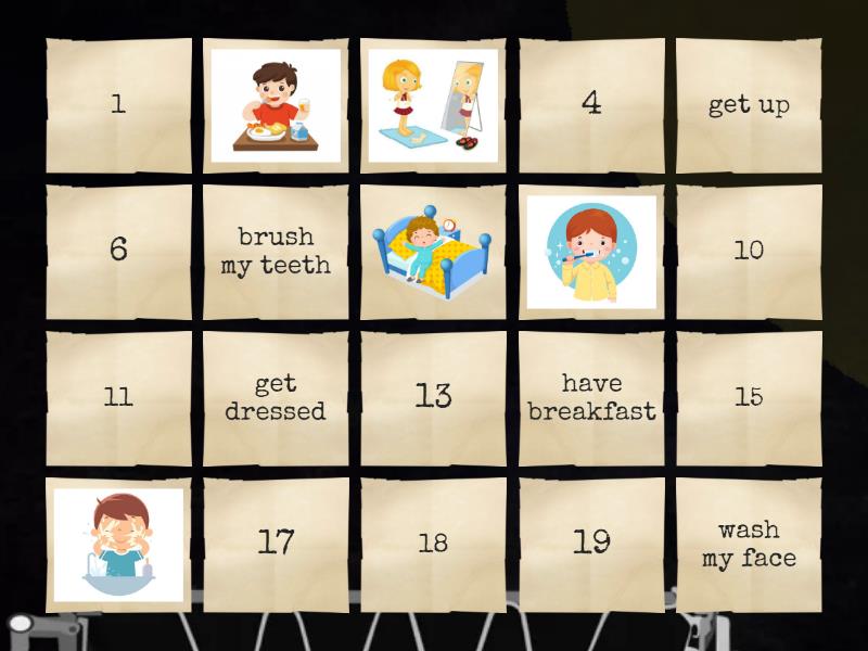 moning routine 2/2 - Відповідні пари