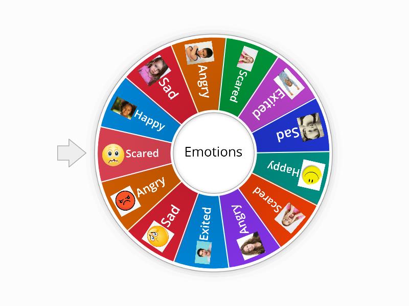 Emotions - Spin the wheel