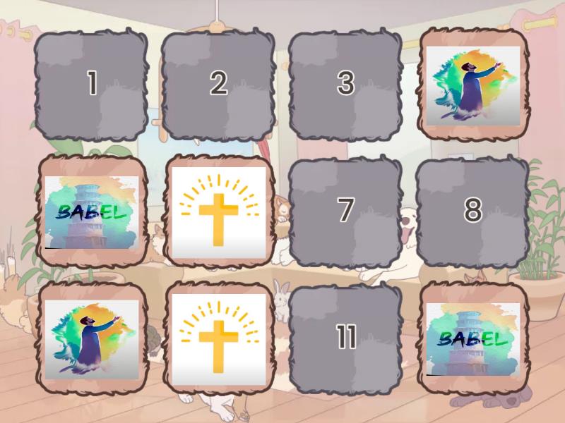 THE TOWER OF BABEL - Matching pairs