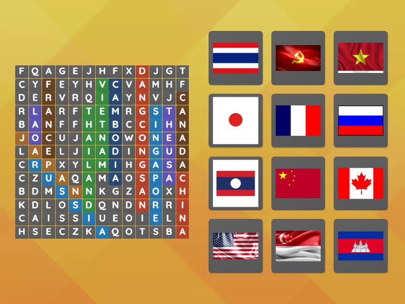 Country - Wordsearch