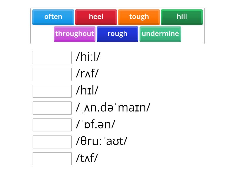 Third activity: Linguistic - Match up