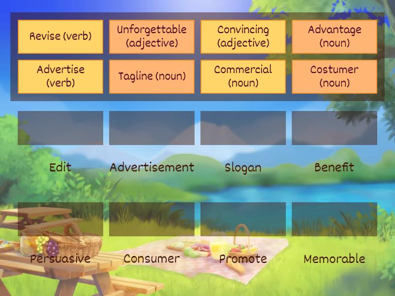 VOCABULARY ! - Match up
