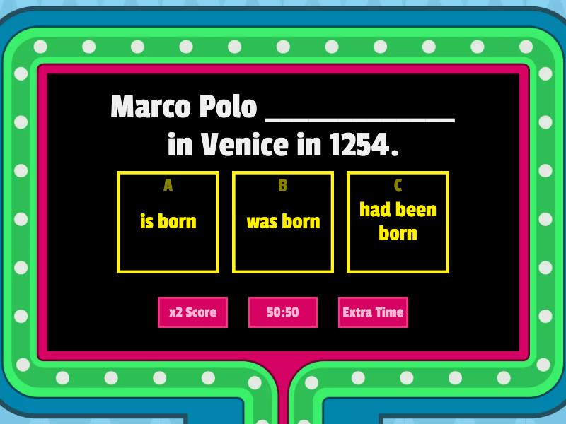 Marco Polo - Gameshow quiz