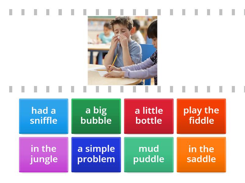 consonant + le picture riddles - Find the match