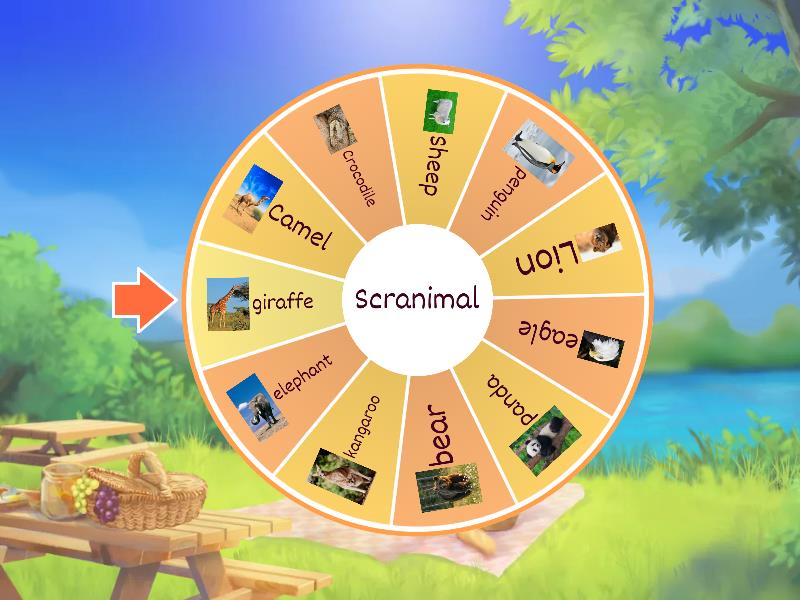Animal Spinner - Spin the wheel