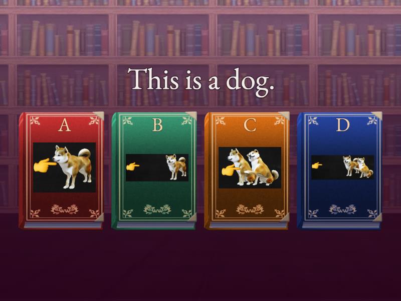 Demonstrative Pronouns: this/that/these/those game - Quiz