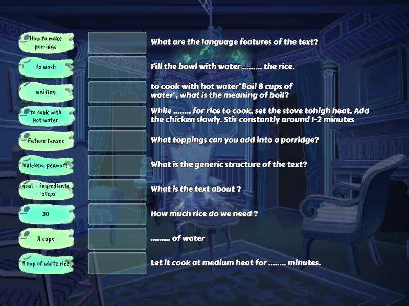 Procedure Text - Match up