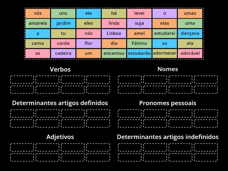 Classifica as palavras - Group sort