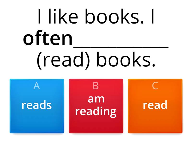Present Simple or Present Continuous? - Kuis