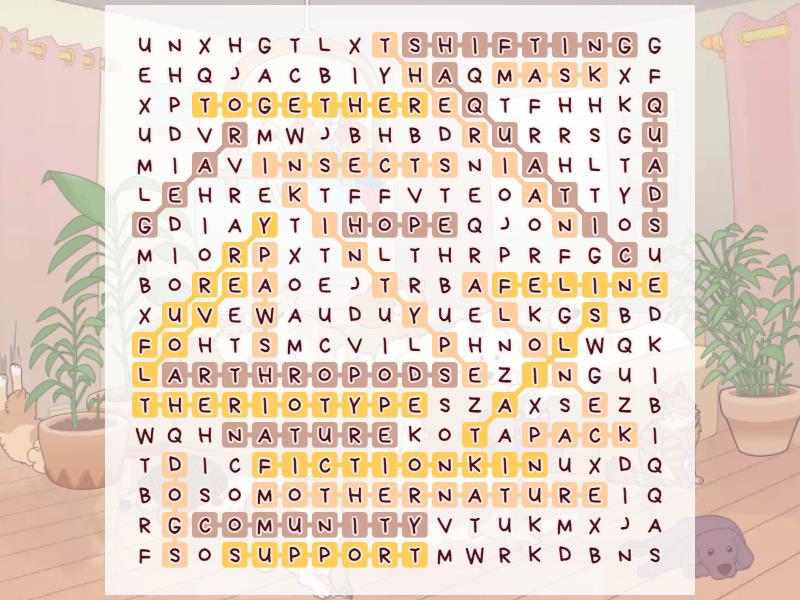Therian word search - Wordsearch