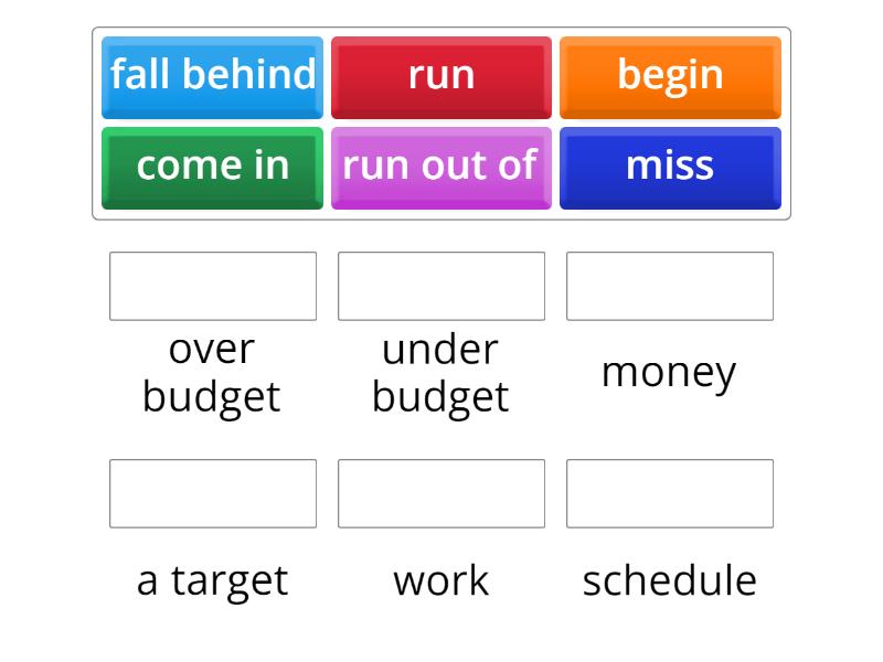 BP B1 Unit 3.2 collocations - Match up