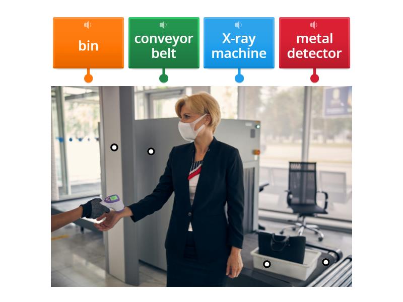 Security Check Vocabulary - Labelled diagram