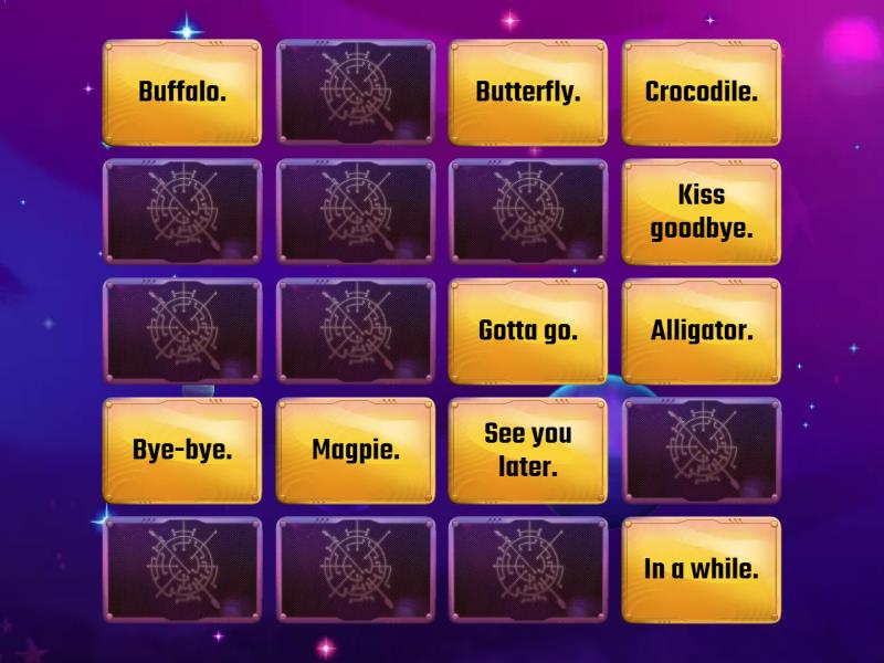 goodbye - Matching pairs