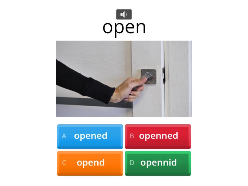 Past Simple Of Regular Verbs Multiple Choice Quiz