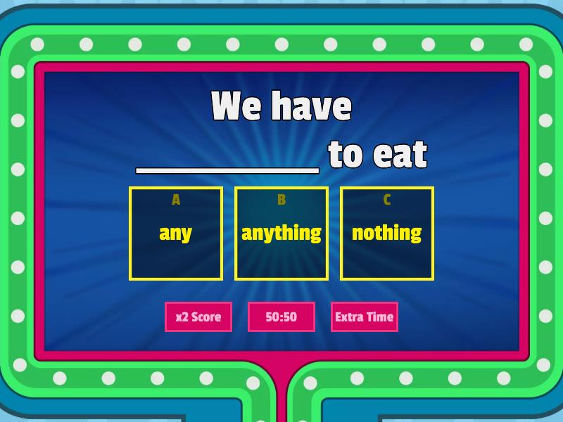 QUANTIFIERS GAME! Revision (Unit 10A) - Gameshow quiz