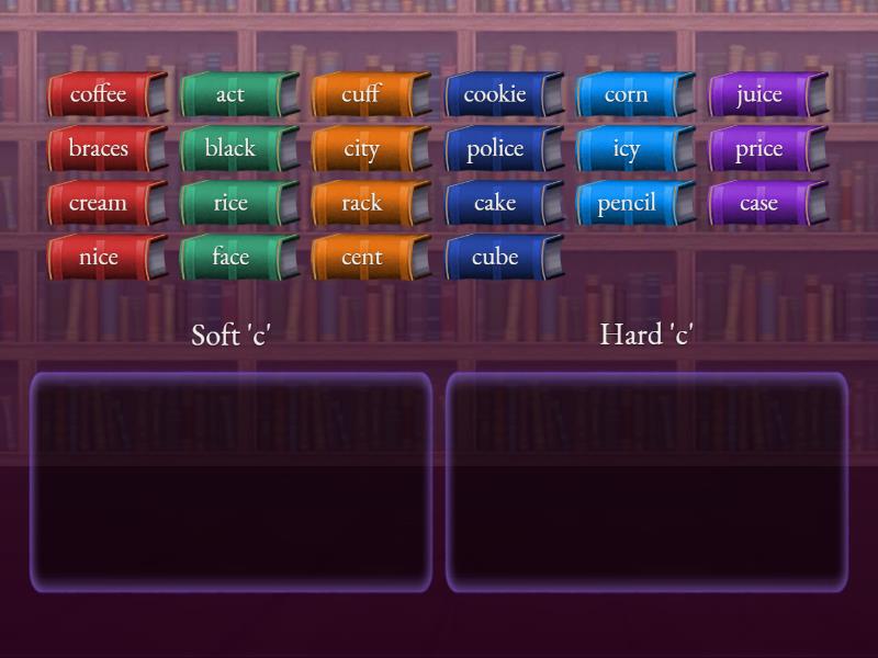 Hard and Soft 'c' - Group sort