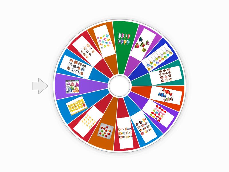 Count the objects - Spin the wheel