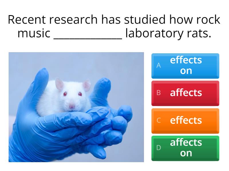 Influence/Impact/Effect - Quiz