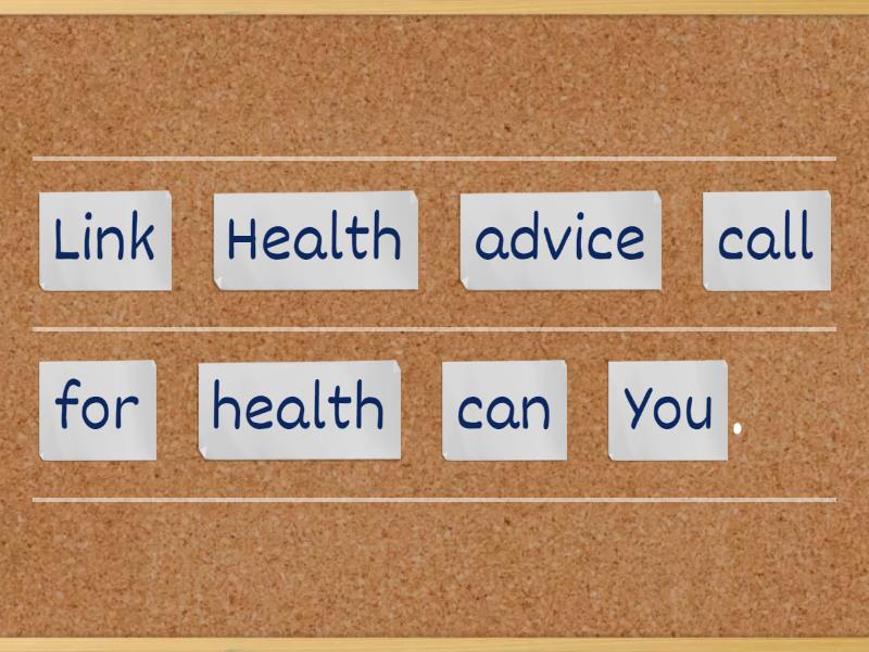 Alberta's Health Link (811): - Unjumble