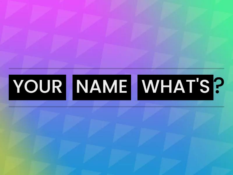 5. PRACTICE - Unjumble