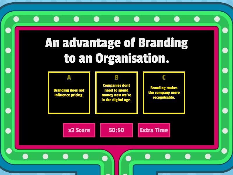 National 5 Branding Questions - Gameshow quiz